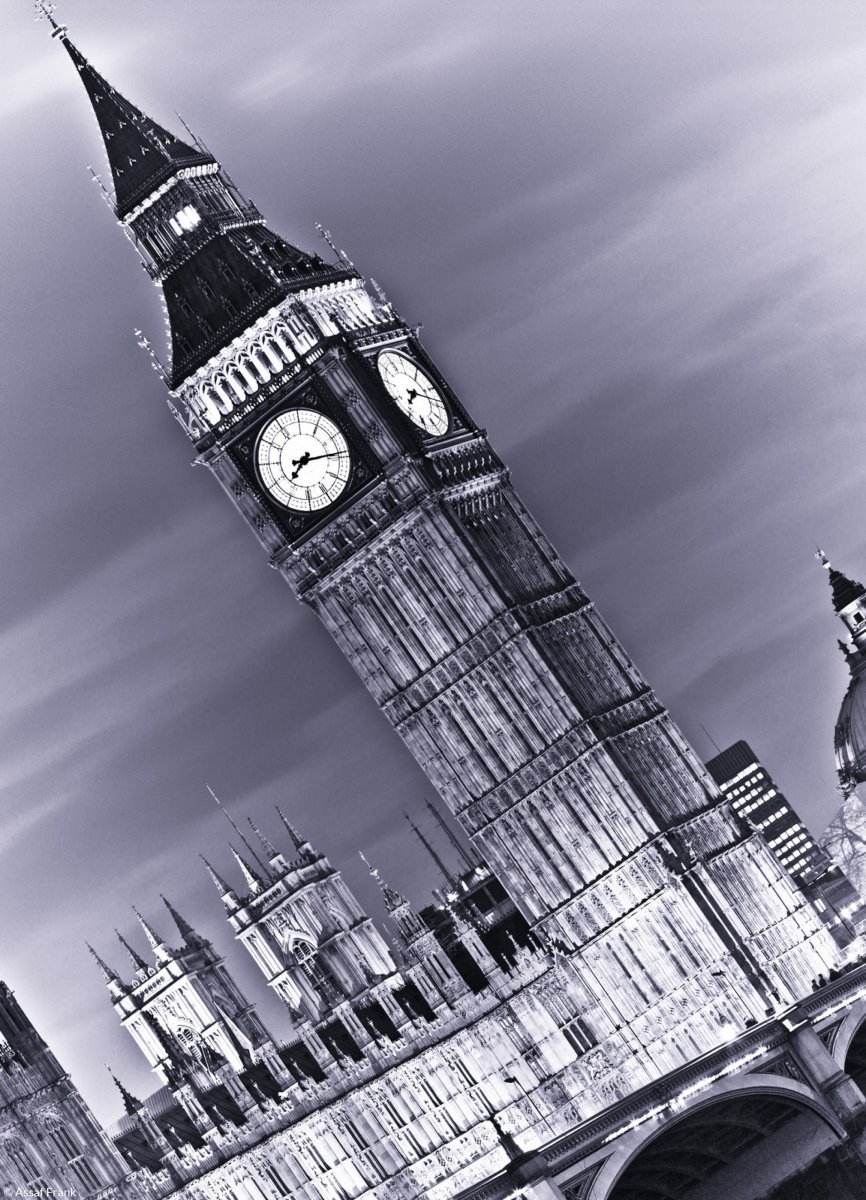 Plakat 20,5x28,4cm Big Ben w nocy 3, Assaf Frank - Inna marka | Sklep ...