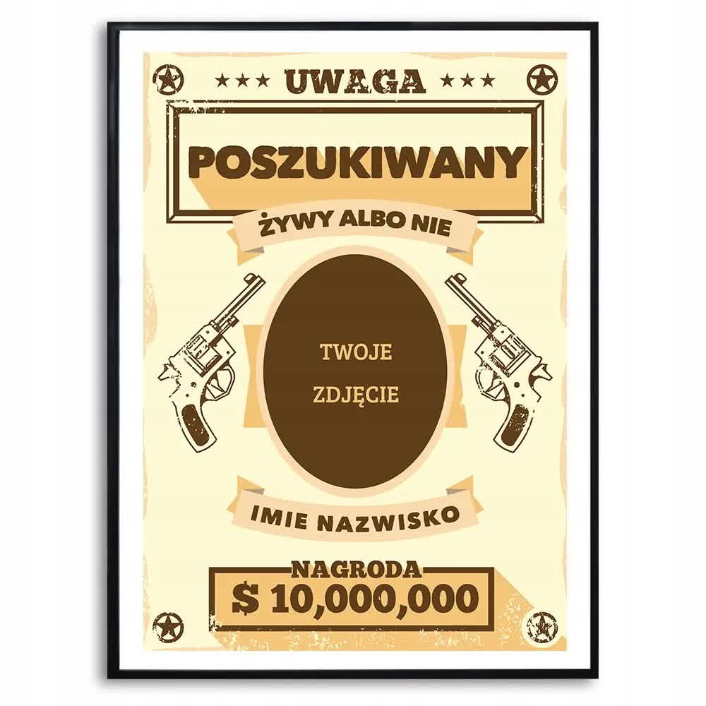 PLAKAT 29,7x42cm Obraz Twoje Zdjęcie POSZUKIWANY - Inna marka | Sklep ...