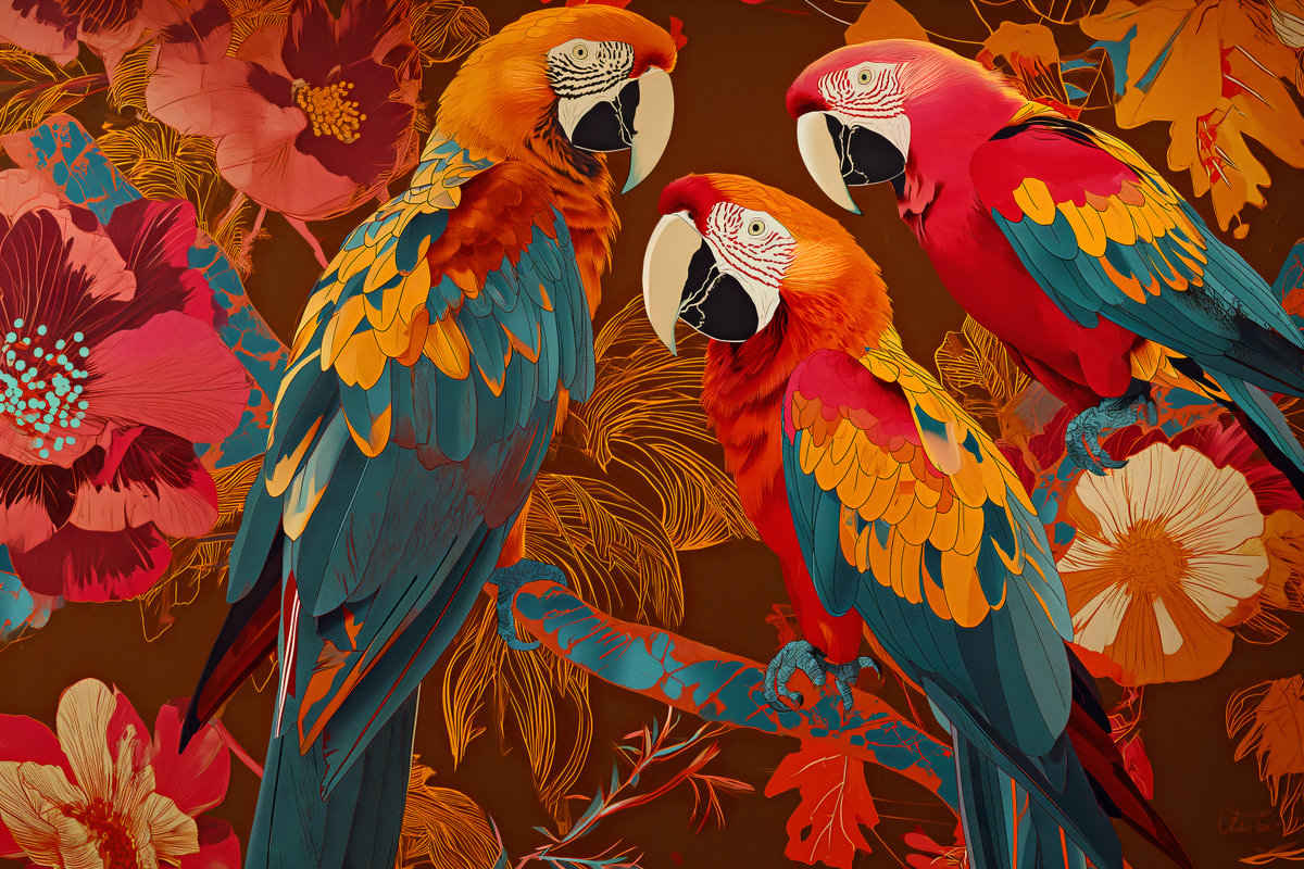 Plakat 30x20cm Kolorowe Ary - Inna marka | Sklep EMPIK.COM