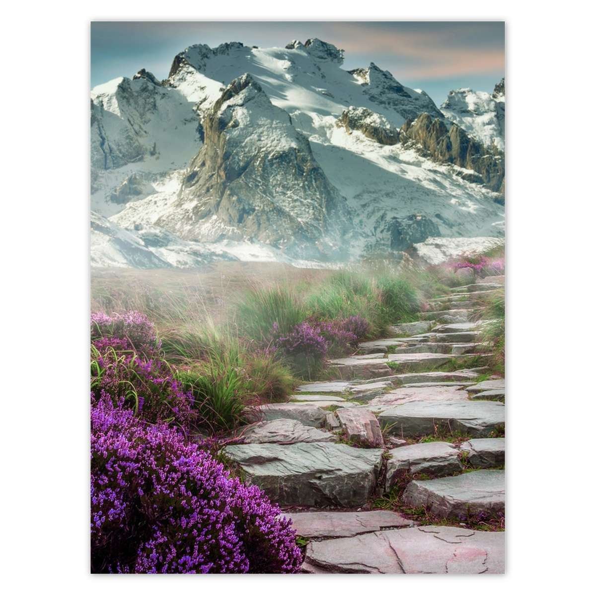 Plakat 30x40 Górski krajobraz Pejzaż - ZeSmakiem | Sklep EMPIK.COM