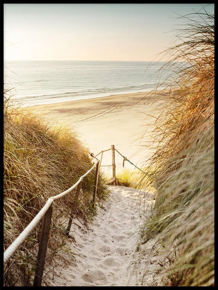 Plakat 30x40 piasek morze ścieżka wydma trawa foto - Fotopp | Sklep ...