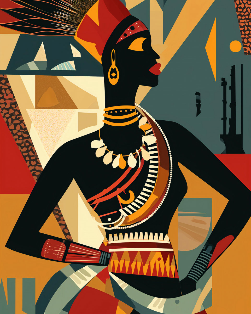 Plakat 40x50cm Afrykańska Mozaika - Zakito Posters | Sklep EMPIK.COM Plakat 40x50cm Afrykańska Mozaika - Zakito Posters | Sklep EMPIK.COM