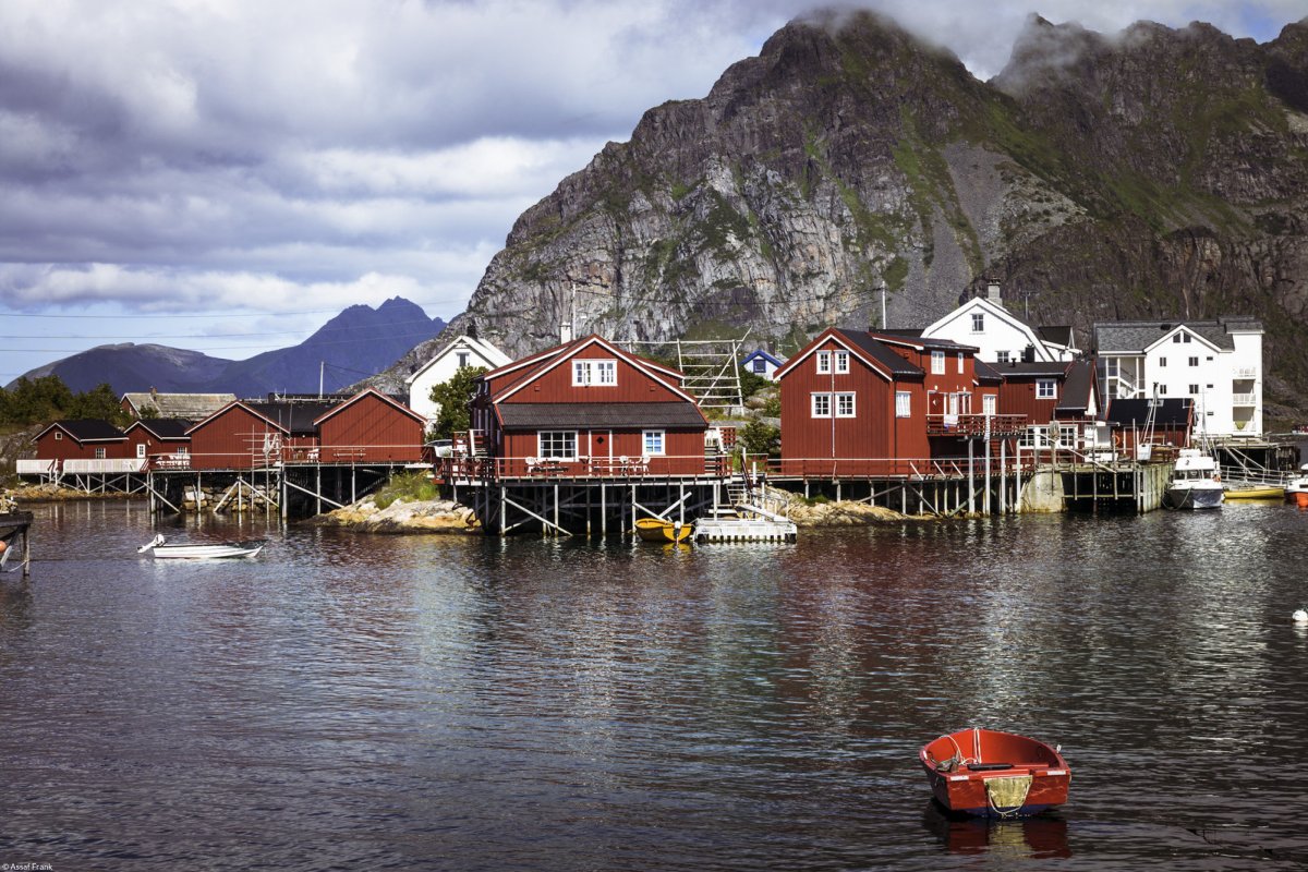 Plakat 45x30cm Wioska rybacka na nabrzeżu 3, Assaf - Inna marka | Sklep ...