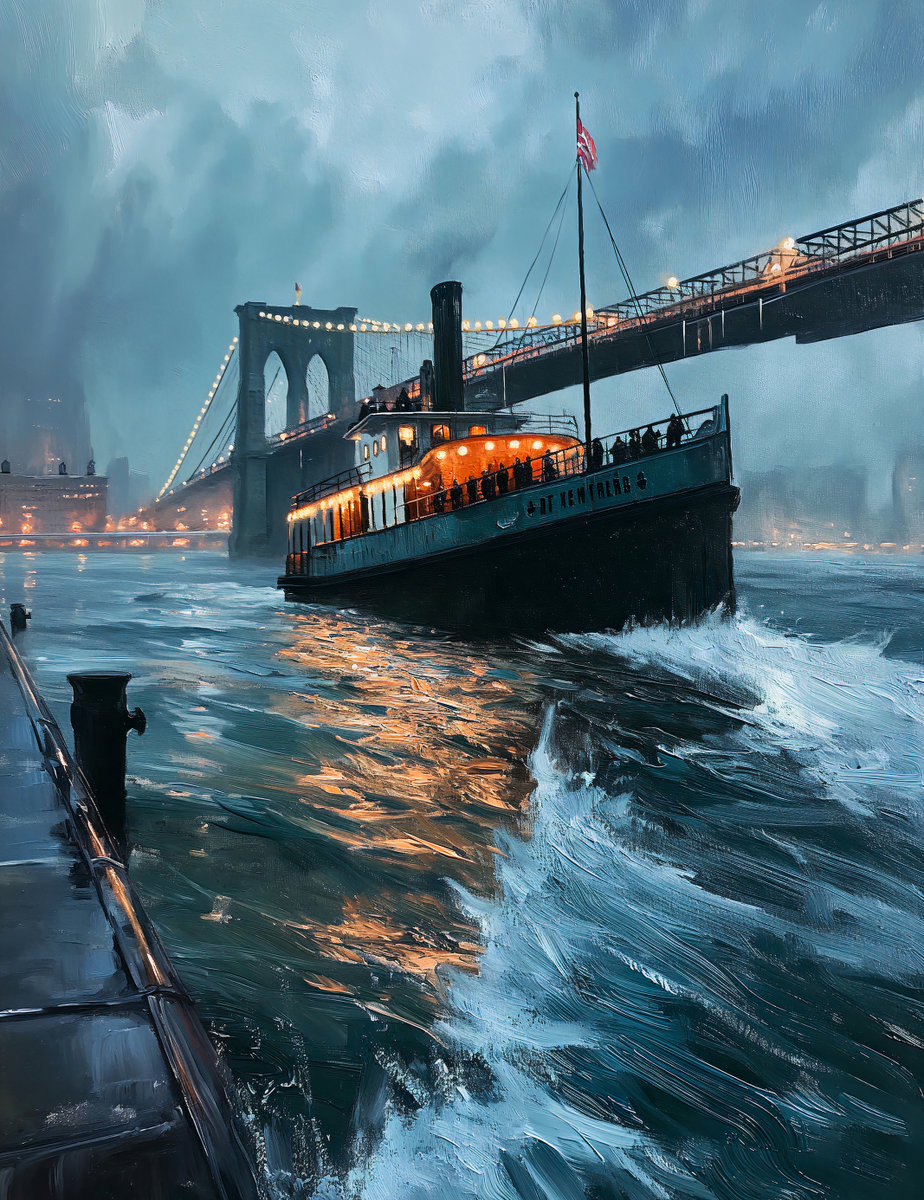 Plakat 50x65cm Stary Parowiec - Zakito Posters | Sklep EMPIK.COM