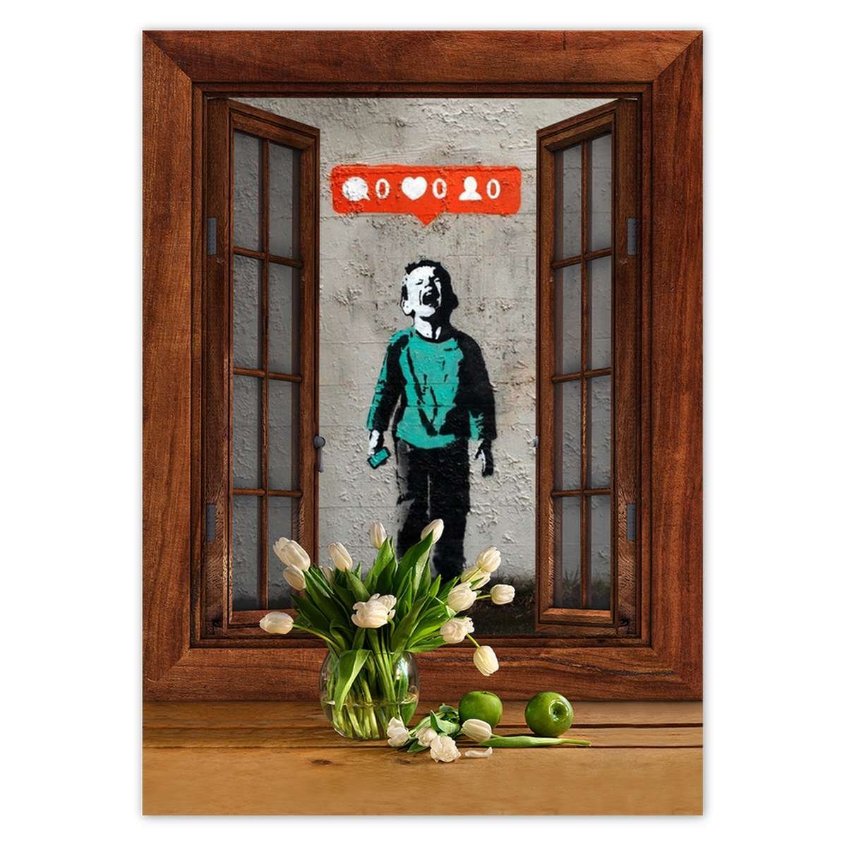 Plakat 50x70 Banksy Like - ZeSmakiem | Sklep EMPIK.COM