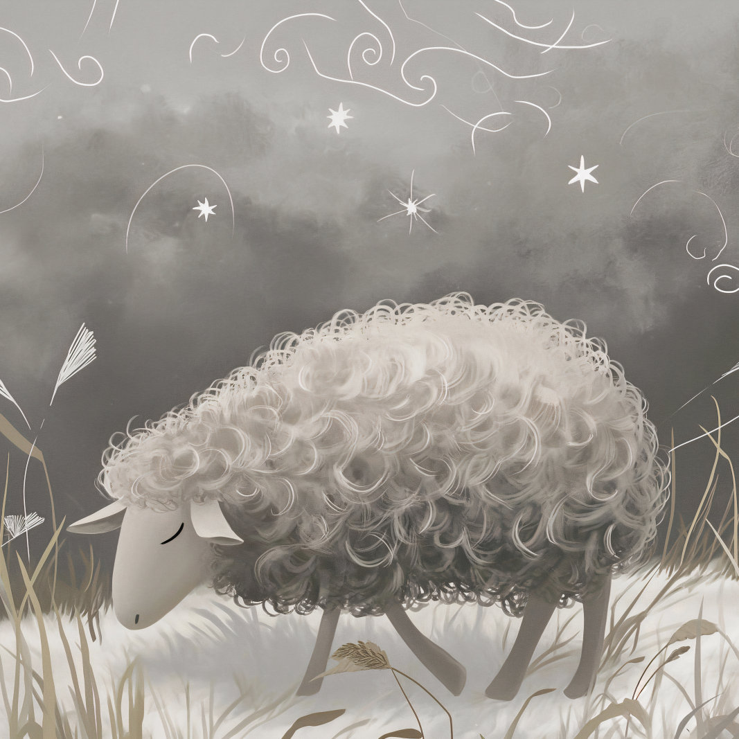 Plakat 60x60cm Bujna Owca - Zakito Posters | Sklep EMPIK.COM