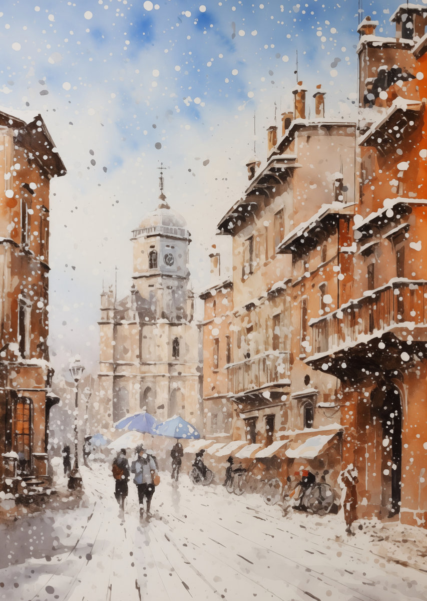 Plakat 67,5x95cm Urok Starych Miast - Zakito Posters | Sklep EMPIK.COM