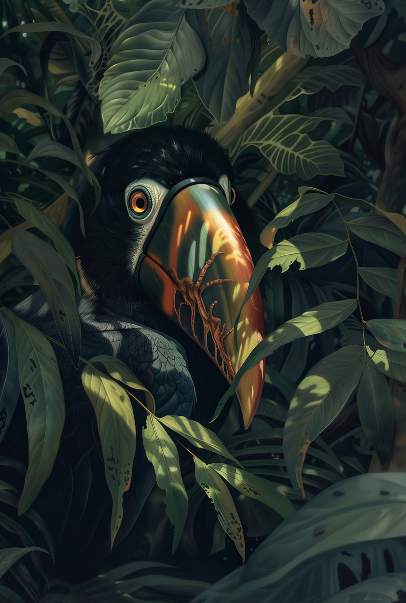 Plakat 68x101cm Skryty Tukan - Zakito Posters | Sklep EMPIK.COM