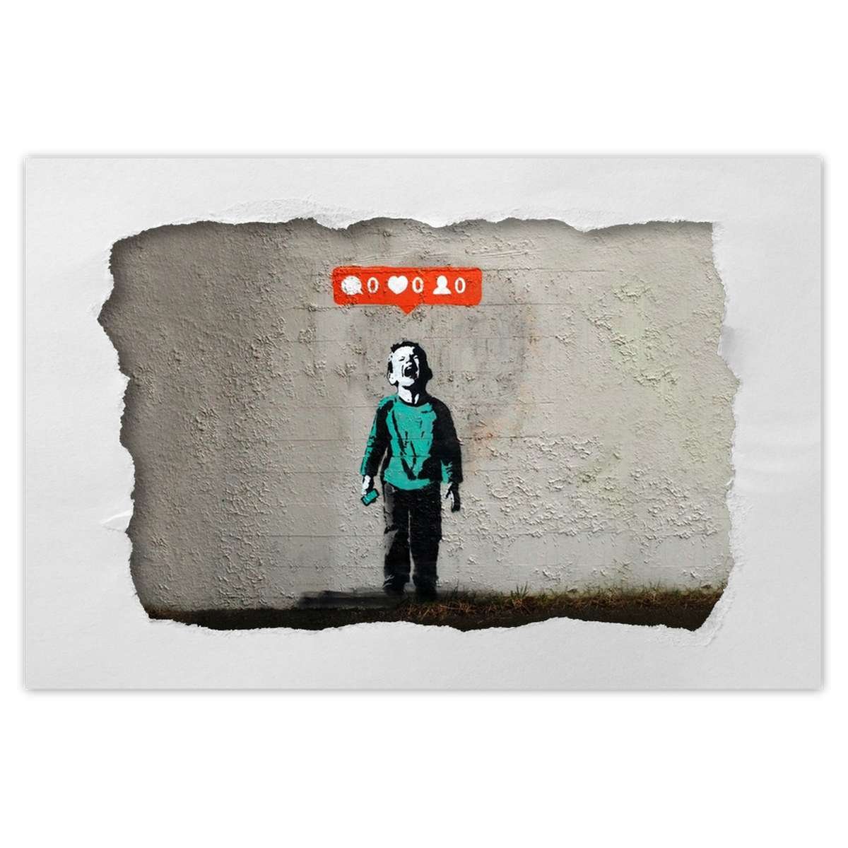 Plakat 90x60 Banksy Like - ZeSmakiem | Sklep EMPIK.COM