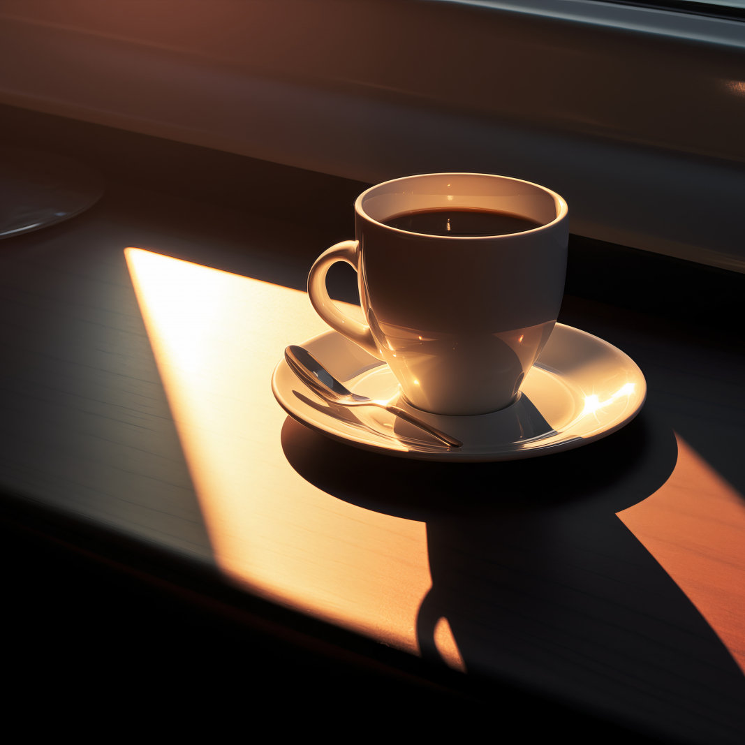 Plakat 90x90cm Kawa o Poranku - Zakito Posters | Sklep EMPIK.COM