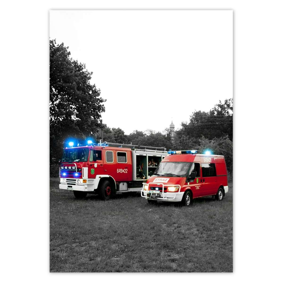 Plakat A1 PION Straż pożarna - ZeSmakiem | Sklep EMPIK.COM