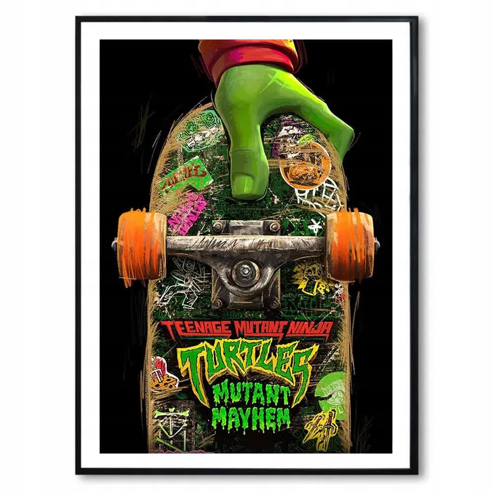 PLAKAT A3 29,7x42 ŻÓŁWIE NINJA MUTANT MAYHEM Wzory - Inna marka | Sklep ...