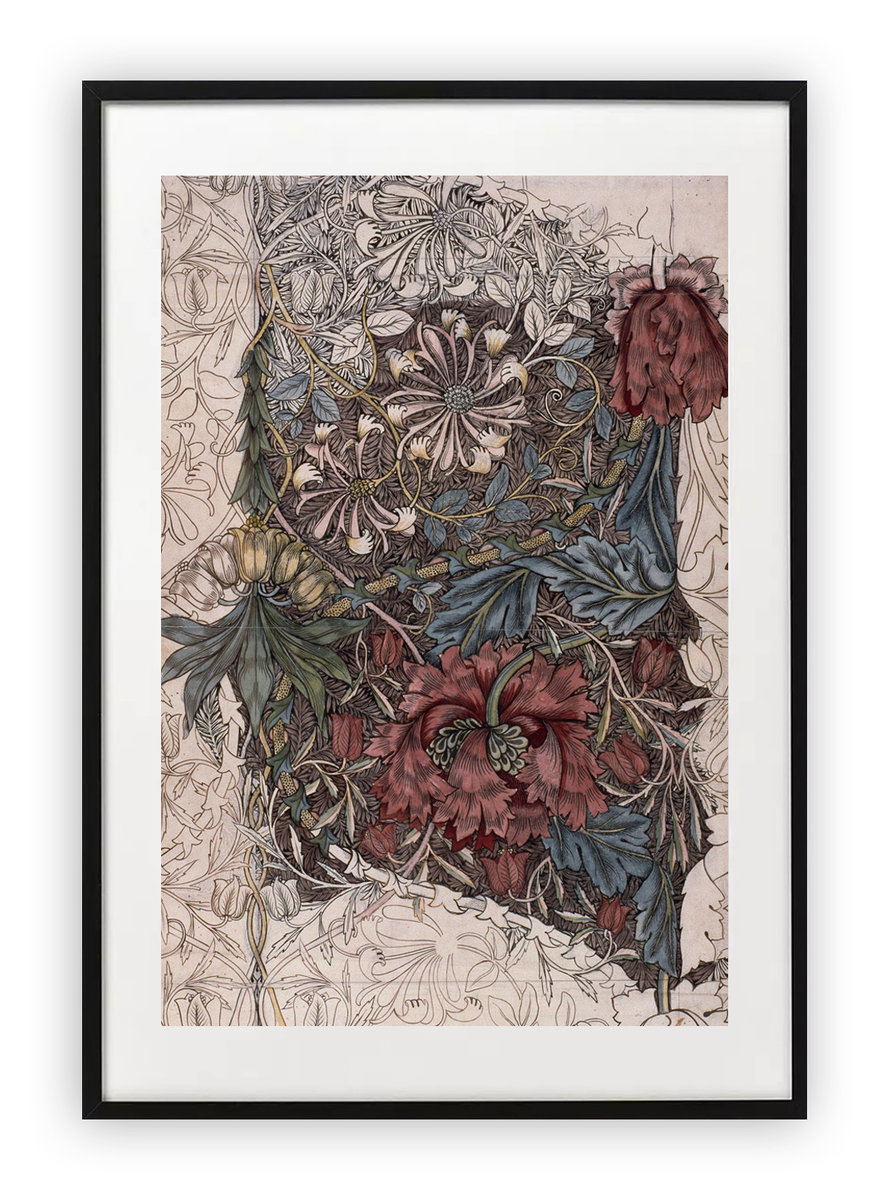 Plakat A3 30x42 cm Rycina Rysunek Kolor WZORY - Printonia | Sklep EMPIK.COM