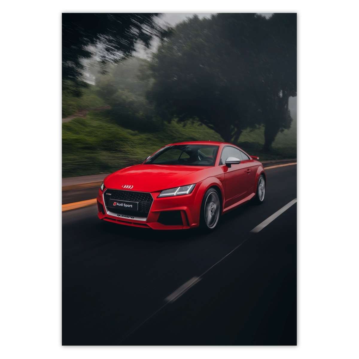 Plakat A3 PION Czerwone Audi - ZeSmakiem | Sklep EMPIK.COM