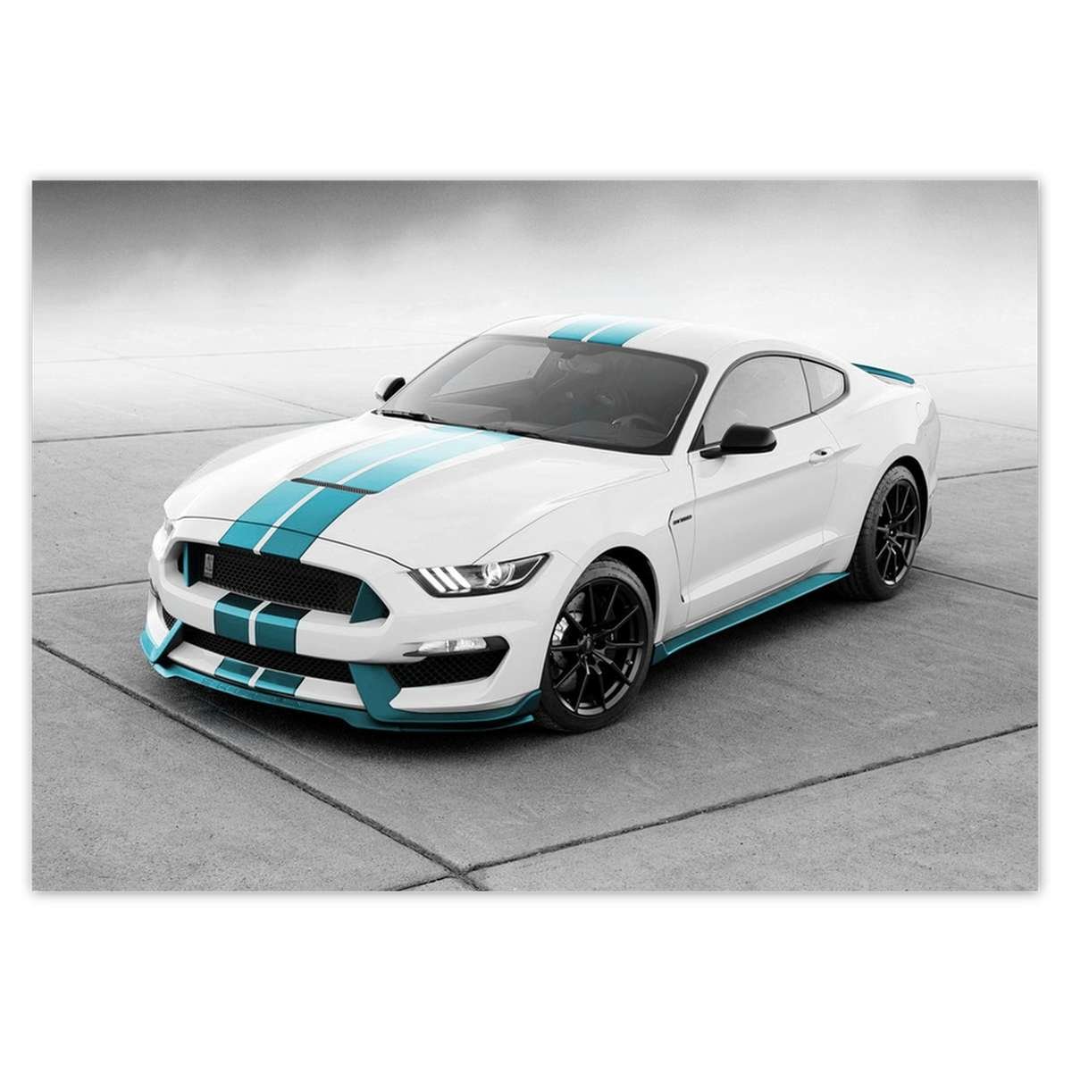 Plakat A4 POZIOM Ford Mustang - ZeSmakiem | Sklep EMPIK.COM