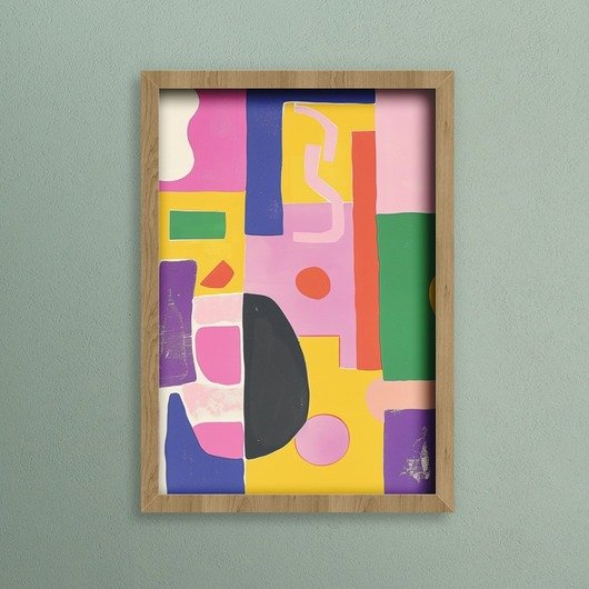 Plakat - Abstract shapes 3 30x40 - Harry Monkey | Sklep EMPIK.COM