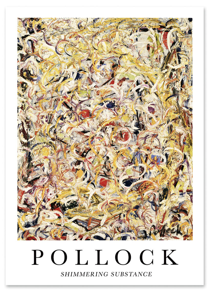 Plakat abstrakcje obrazy Pollock 70x100 cm - Hog Studio | Sklep EMPIK.COM