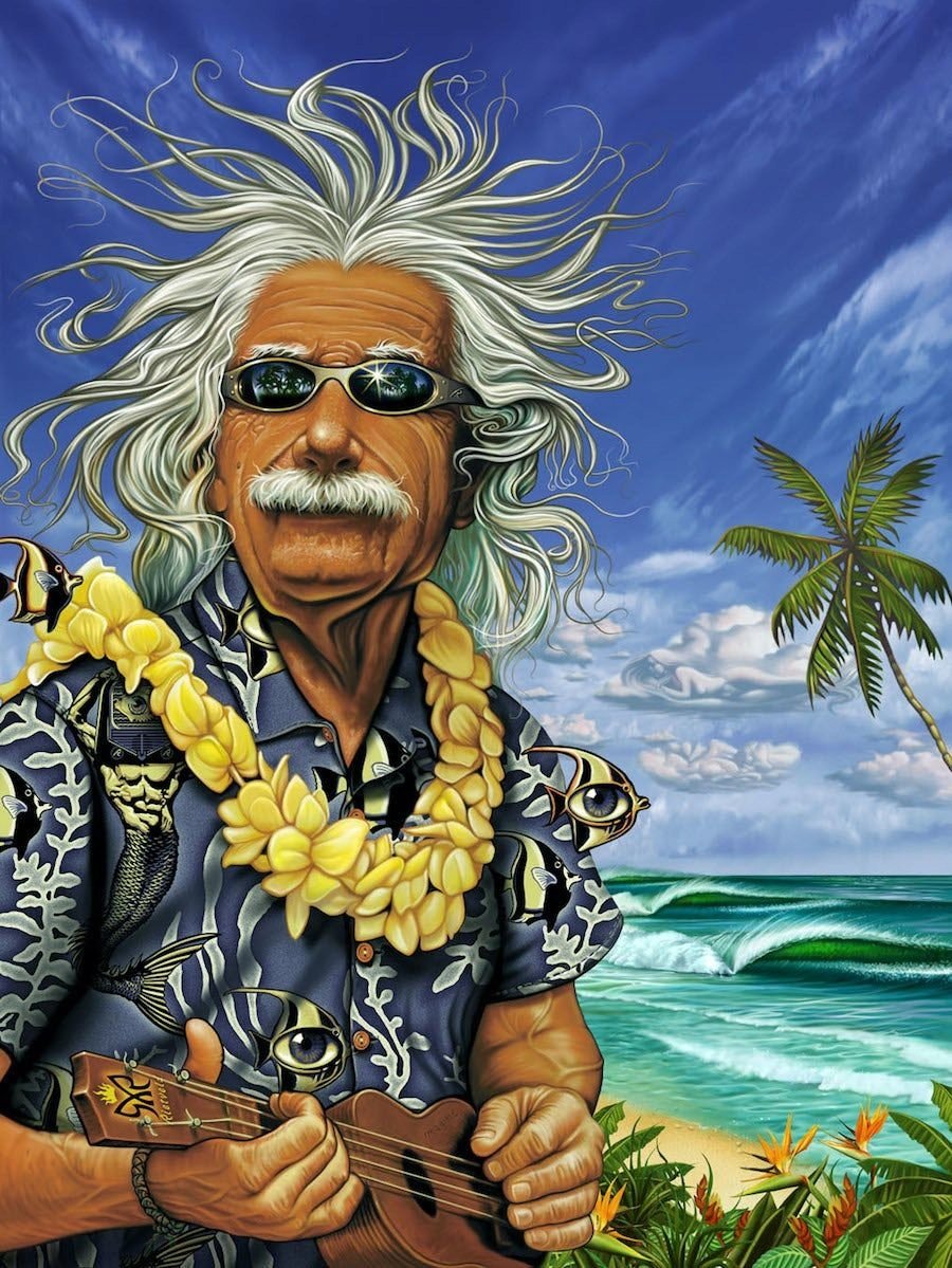 Plakat Albert Einstein Mem Śmieszny 30x21 cm - Atram | Sklep EMPIK.COM