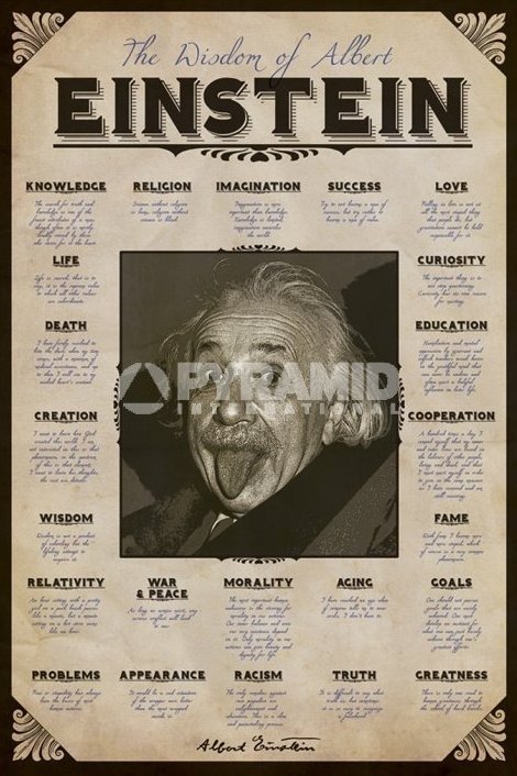 plakat ALBERT EINSTEIN - QUOTES - Pyramid | Sklep EMPIK.COM