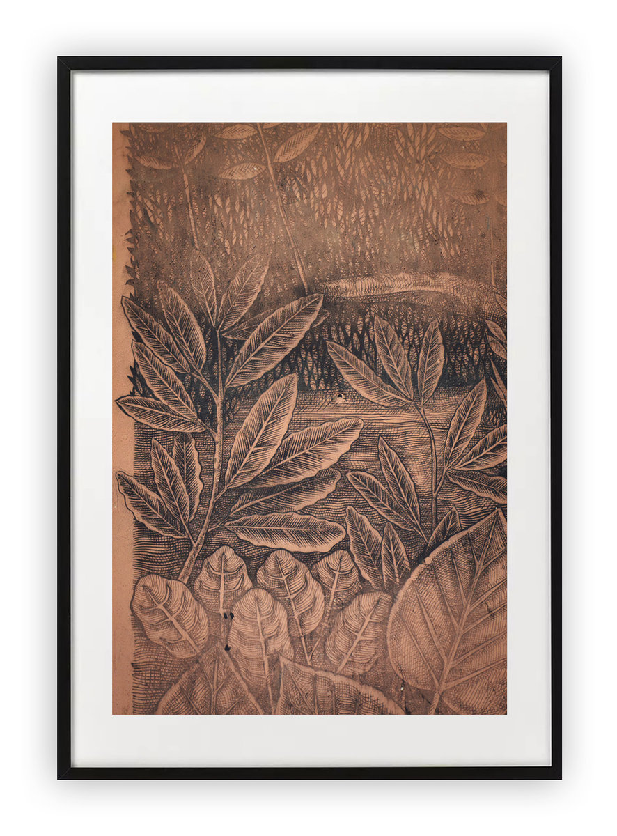 Plakat B1 70x100 cm Rysunek Rycina Rośliny WZORY - Printonia | Sklep ...