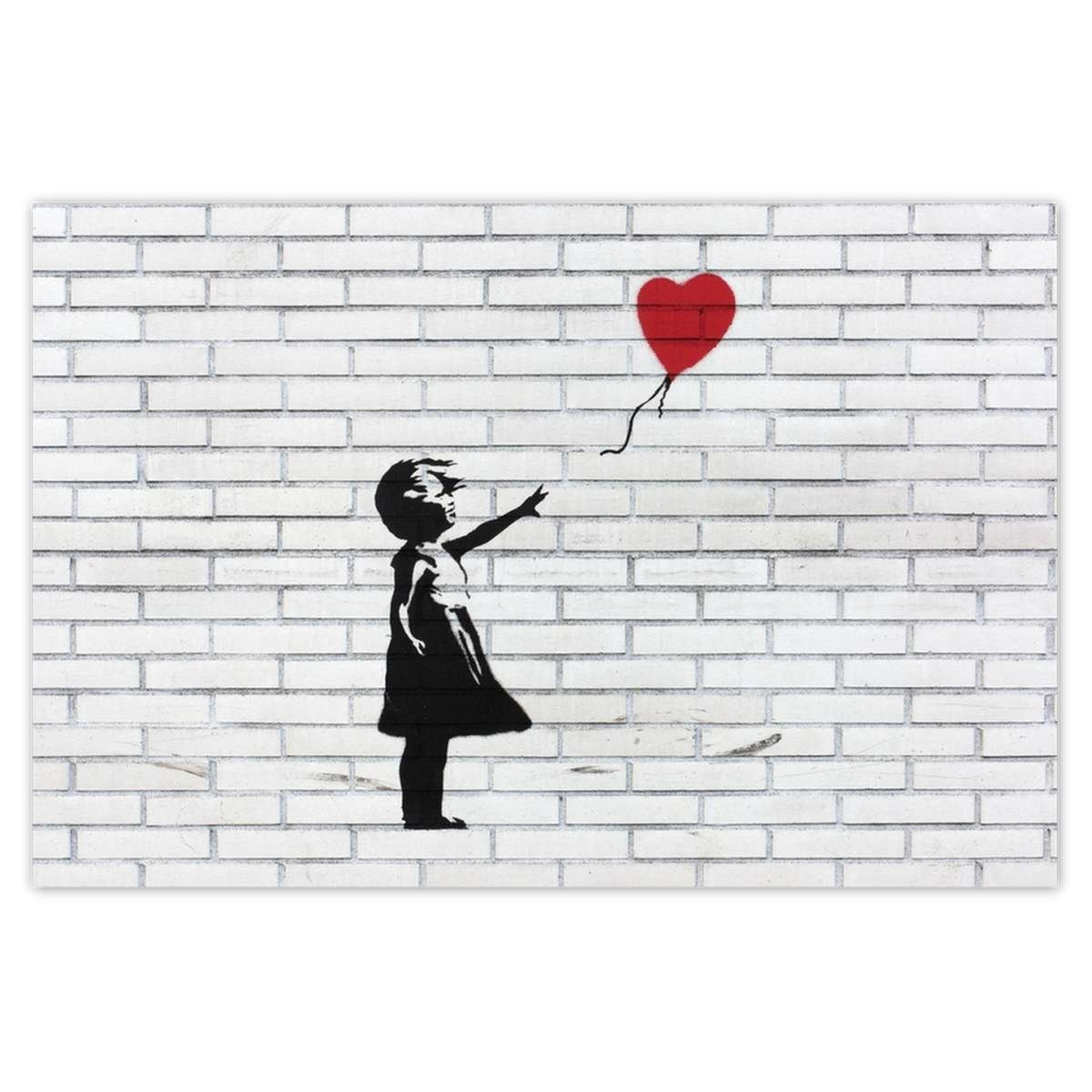 Plakat Banksy Dziewczynka Balon, 90x60 cm - ZeSmakiem | Sklep EMPIK.COM