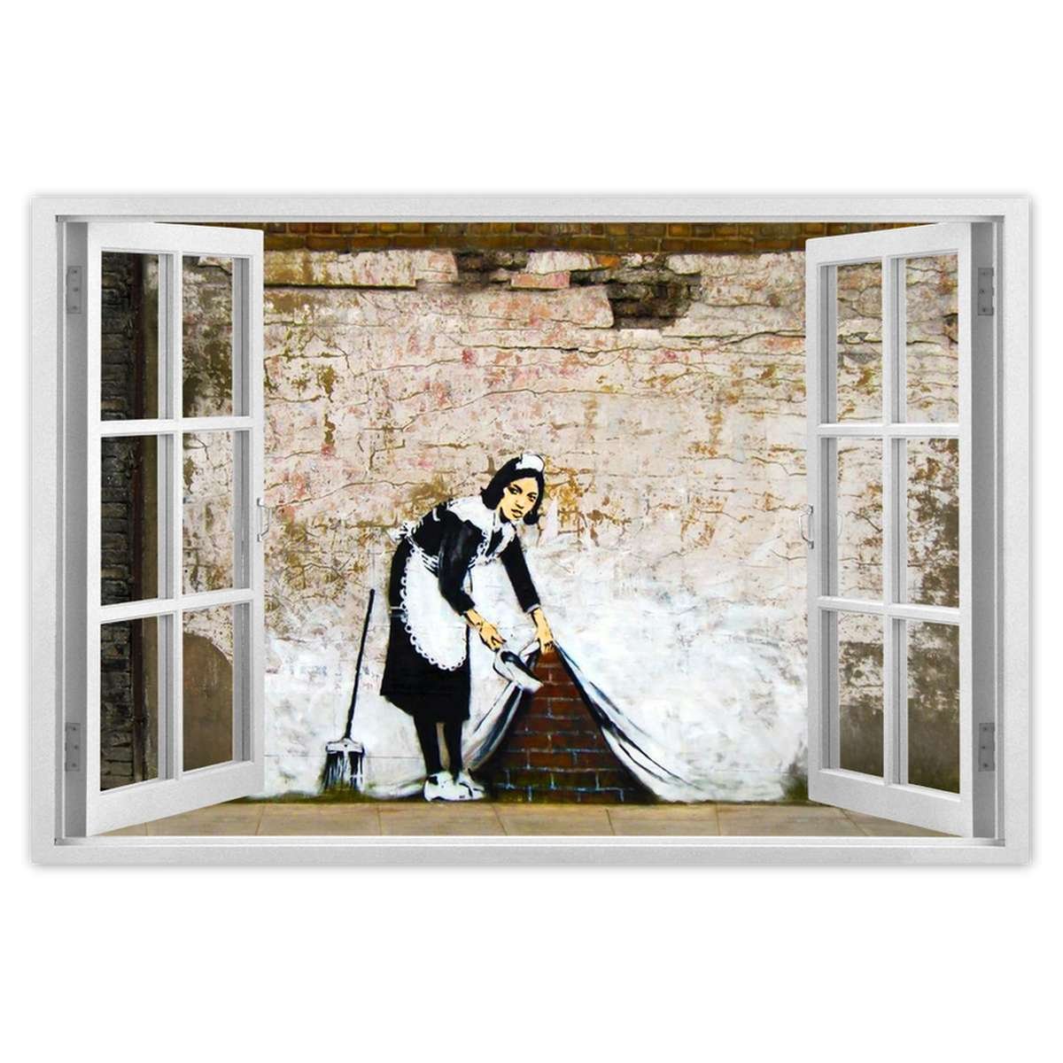 Plakat Banksy Pokojówka, 90x60 cm - ZeSmakiem | Sklep EMPIK.COM