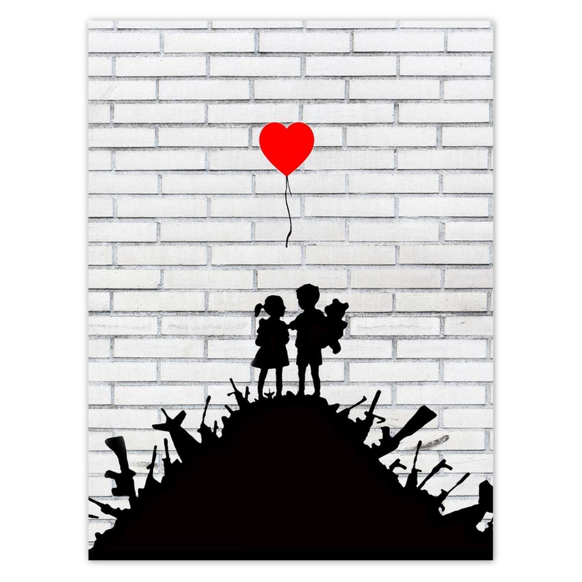 Plakat Banksy Sterta broni Balon, 30x40 cm - ZeSmakiem | Sklep EMPIK.COM
