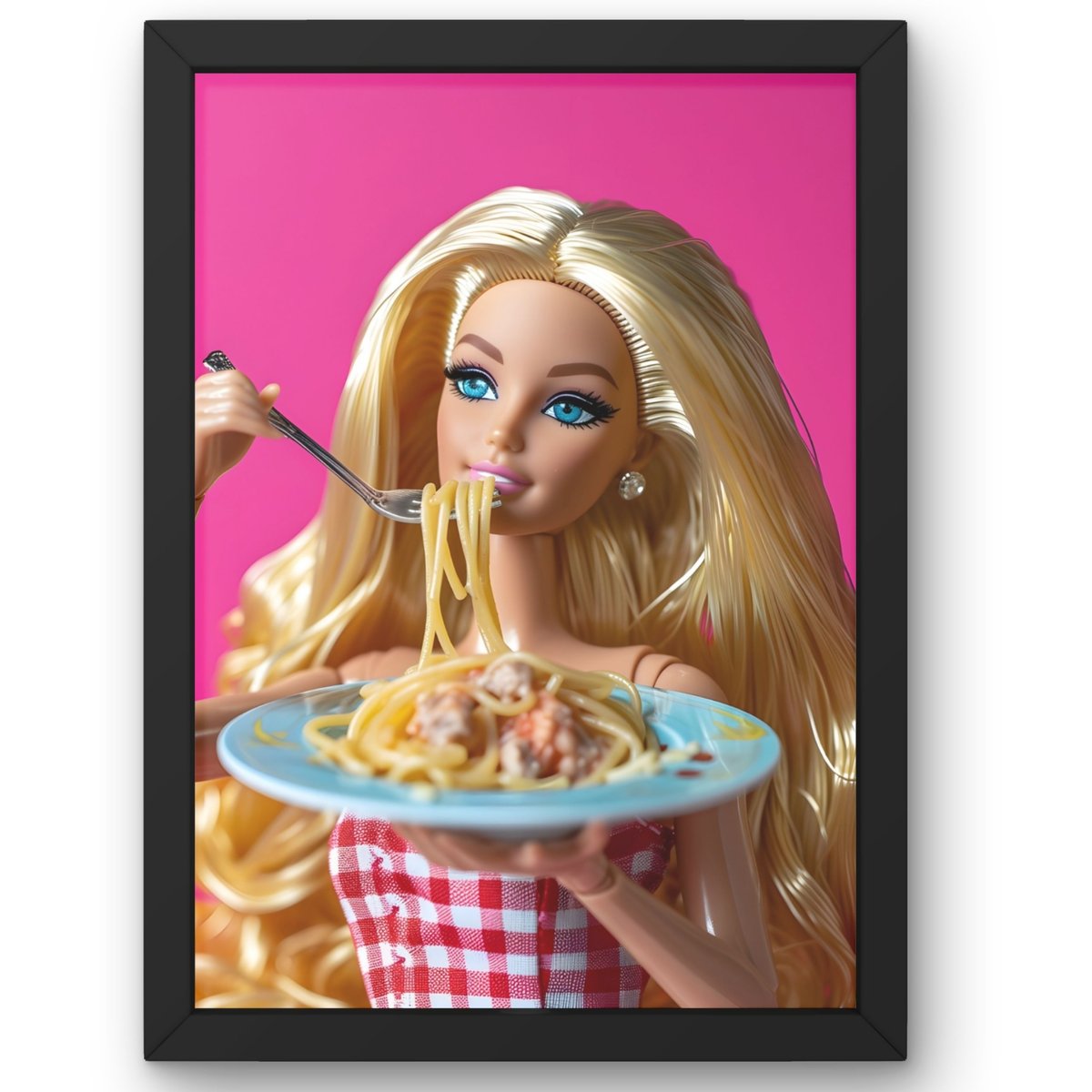 Plakat Barbie & Pasta - Inna marka | Sklep EMPIK.COM