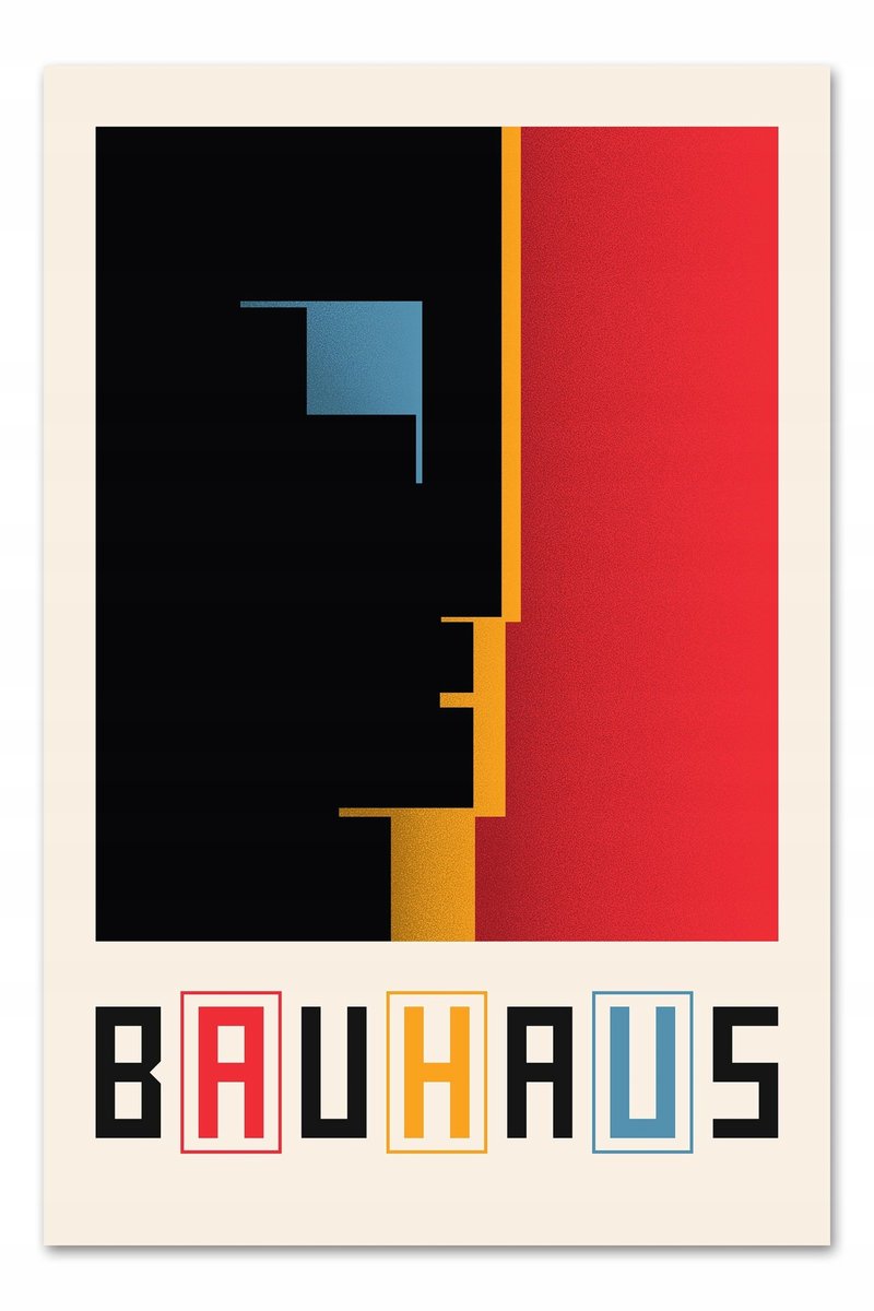 Plakat Bauhaus Exhibition Vintage Retro 50x40 cm #12 - Atram | Sklep EMPIK.COM