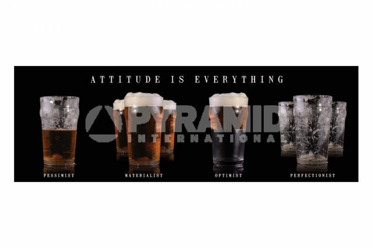 plakat BEER - ATTITUDE IS EVERYTHING - Pyramid | Sklep EMPIK.COM