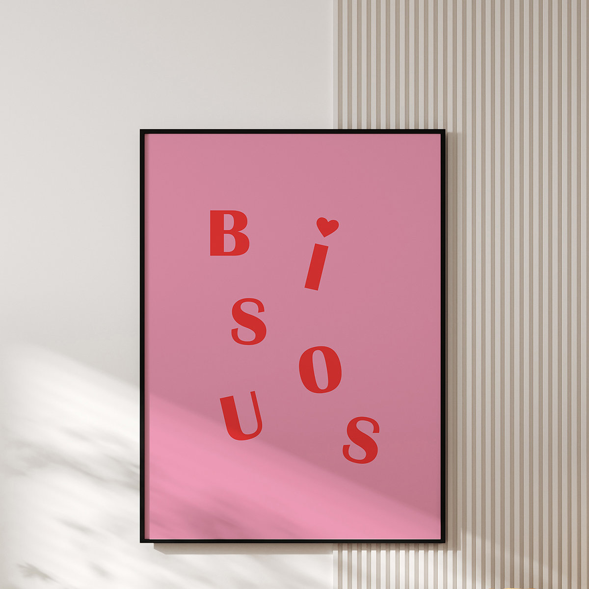 Plakat BISOUS A4 - MUYBIEN | Sklep EMPIK.COM