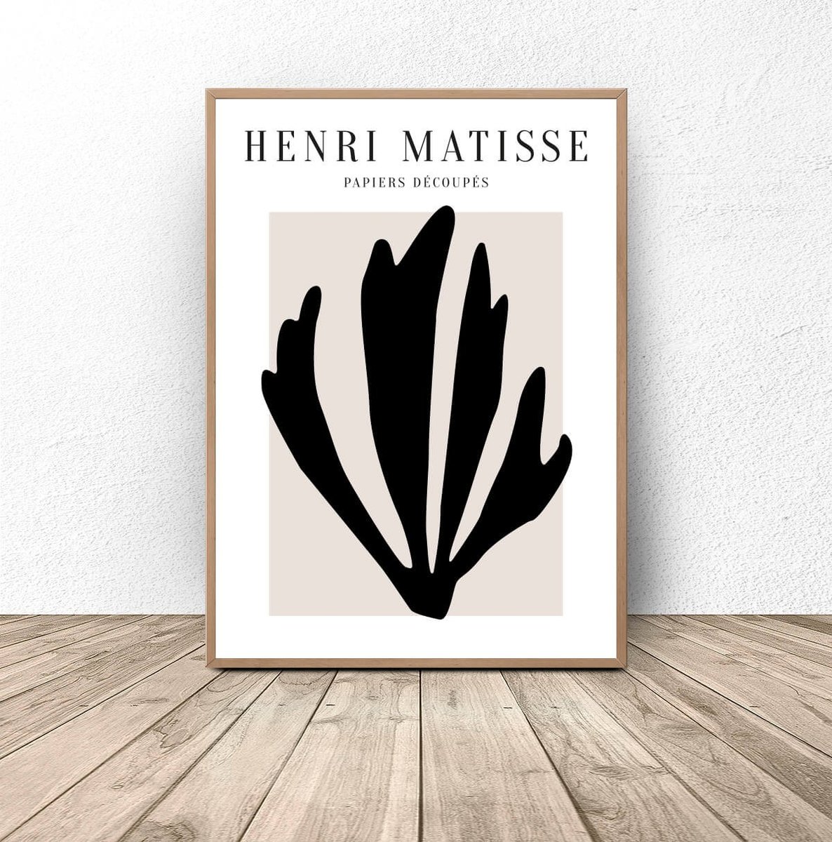 Plakat "Black Leaf" Henri Matisse 61x91 (610mm x 910mm) - Scandi Poster ...