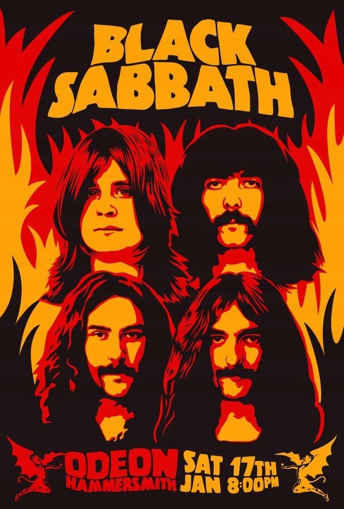 Plakat Black Sabbath Ozzy Osbourne Hard Rock 70x50 cm - Atram | Sklep EMPIK.COM