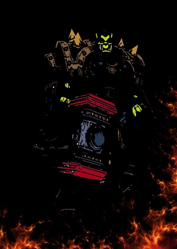 Plakat, BlizzardVerse Stencils - Thrall, the Warchief of the Horde ...