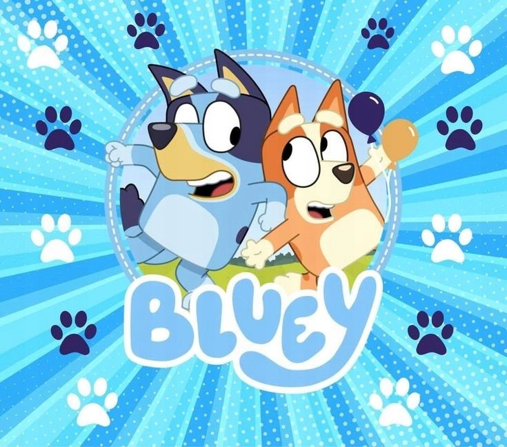 Plakat BLUEY BLU BLUU PIESEK BAJKA Obraz 100x70 cm #65 - Atram | Sklep ...
