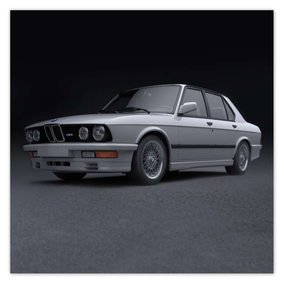 Plakat BMW M5 Rekin Klasyk, 50x50 cm - ZeSmakiem | Sklep EMPIK.COM
