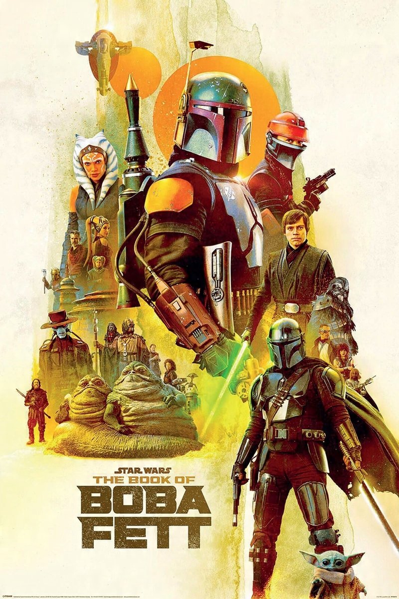 Plakat BOBA FETT Kultowy Film Vintage Retro Obraz 91,5x61cm #3 - Atram ...