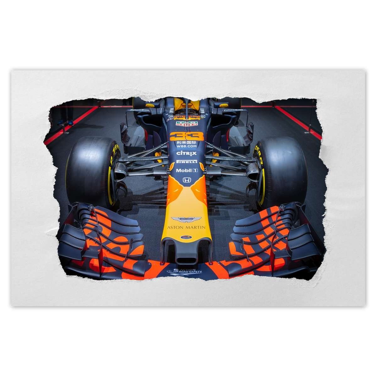 Plakat Bolid Formuła 1, 120x80 cm - ZeSmakiem | Sklep EMPIK.COM