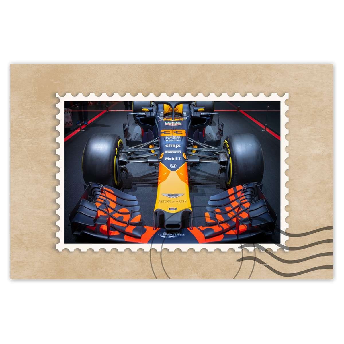 Plakat Bolid Formuła 1, 90x60 cm - ZeSmakiem | Sklep EMPIK.COM