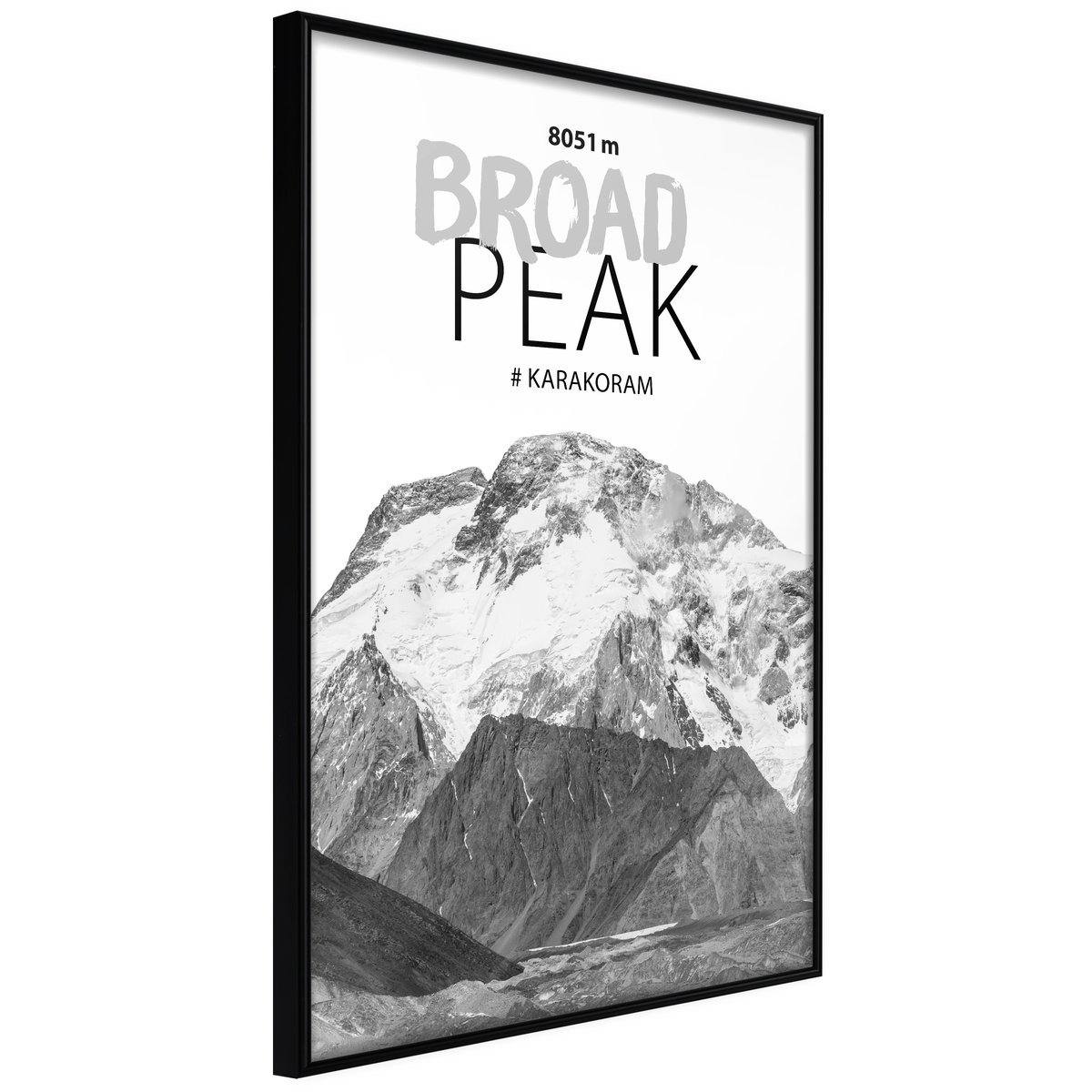 Plakat - Broad Peak [Poster] 20x30 Rama czarna papier plakatowy 250 g ...
