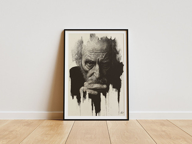 Plakat - Bukowski C. 30x40 - Harry Monkey | Sklep EMPIK.COM
