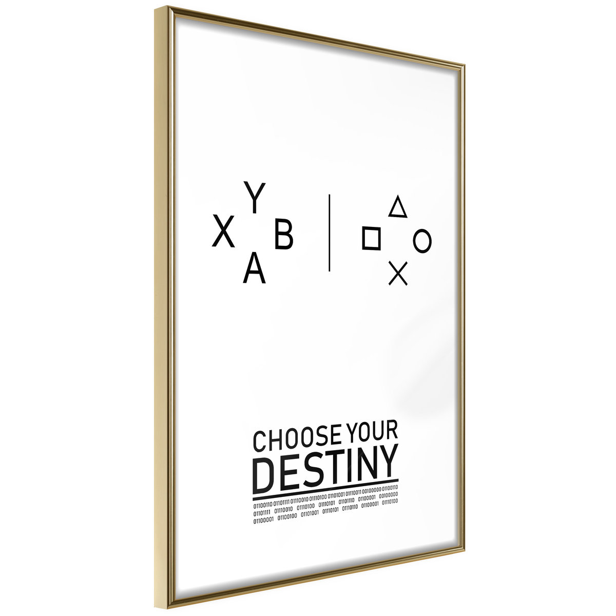 Plakat - Choose your destiny [Poster] 20x30 Rama złota papier plakatowy ...