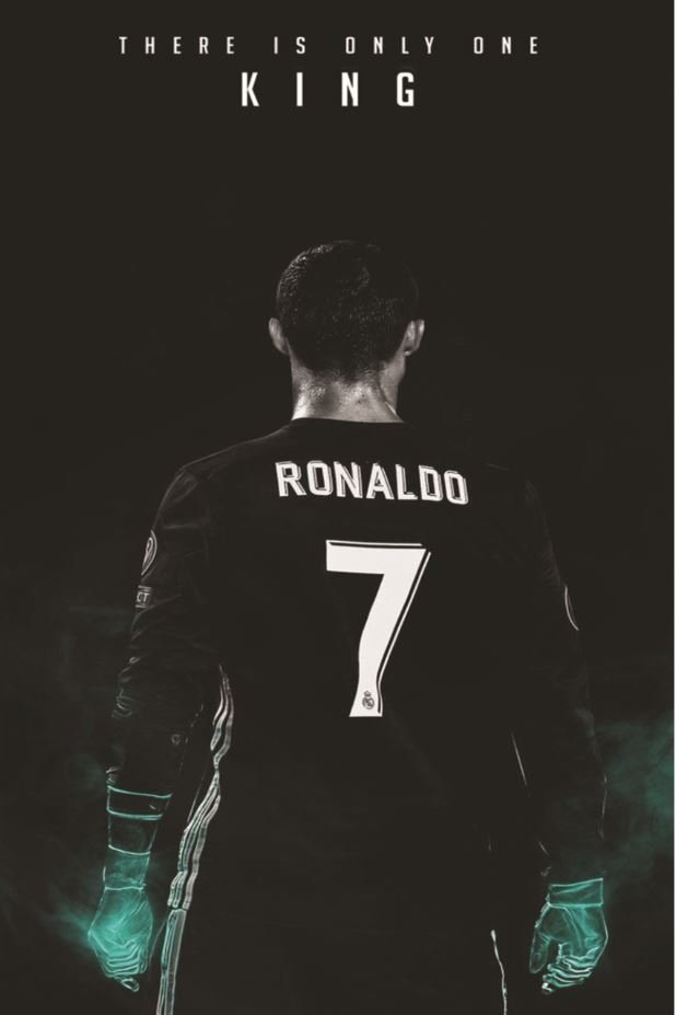Plakat Cristiano Ronaldo CR7 Real Madryt 100x70 cm - Atram | Sklep ...