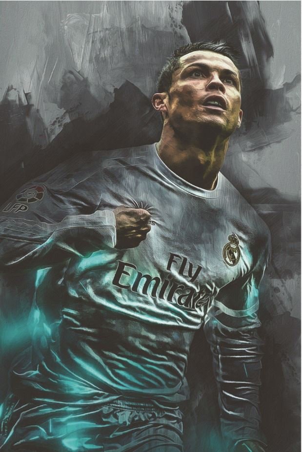 Plakat Cristiano Ronaldo CR7 Real Madryt 50x40 cm - Atram | Sklep EMPIK.COM