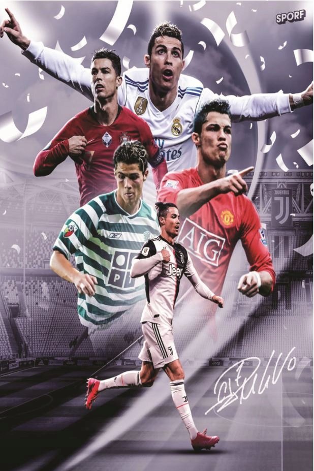 Plakat Cristiano Ronaldo CR7 Real Madryt 70x50 cm - Atram | Sklep EMPIK.COM
