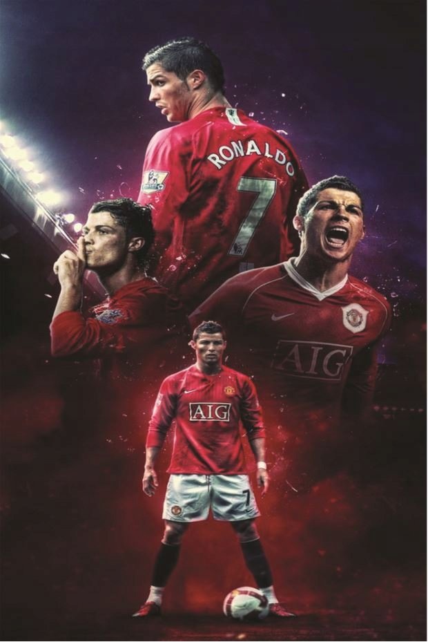 Plakat Cristiano Ronaldo CR7 Real Madryt 70x50 cm - Atram | Sklep EMPIK.COM