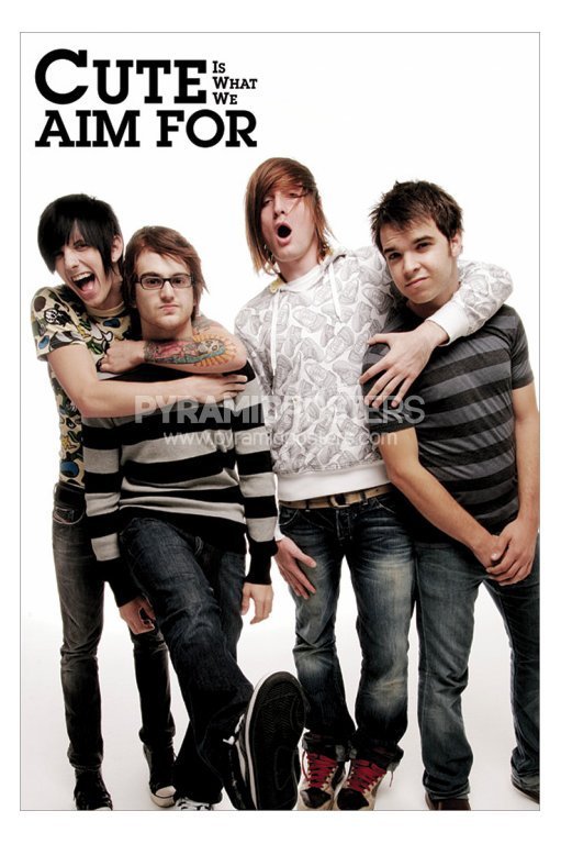 plakat CUTE IS WHAT WE AIM FOR - Pyramid | Sklep EMPIK.COM