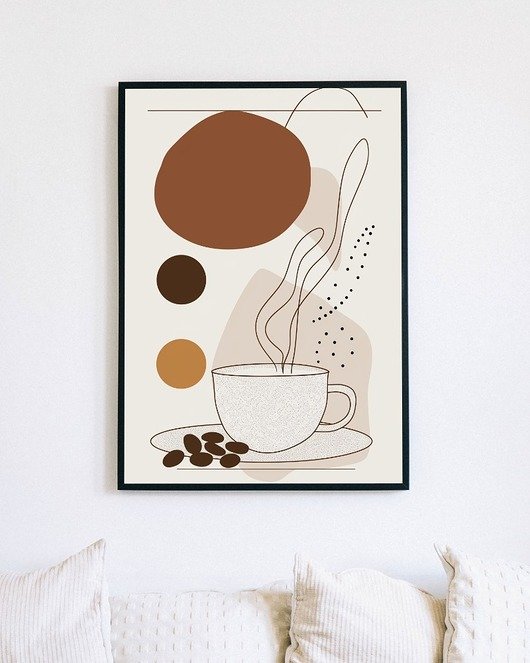 Plakat - Czas na kawkę 70x100 - Harry Monkey | Sklep EMPIK.COM