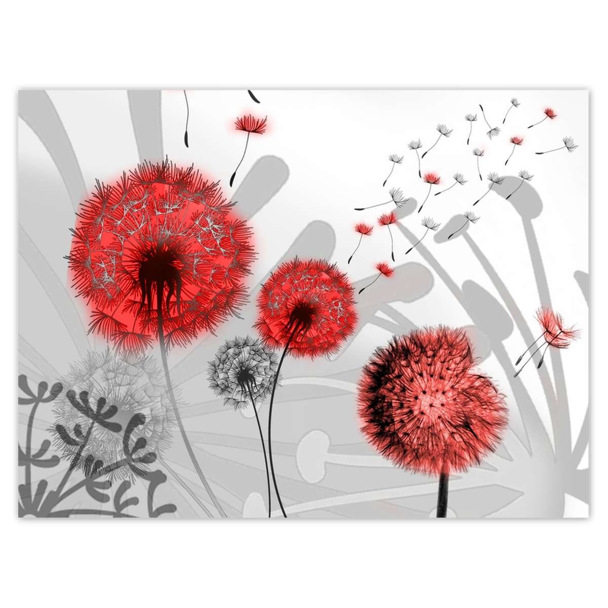 Plakat Czerwone dmuchawce, 40x30 cm - ZeSmakiem | Sklep EMPIK.COM