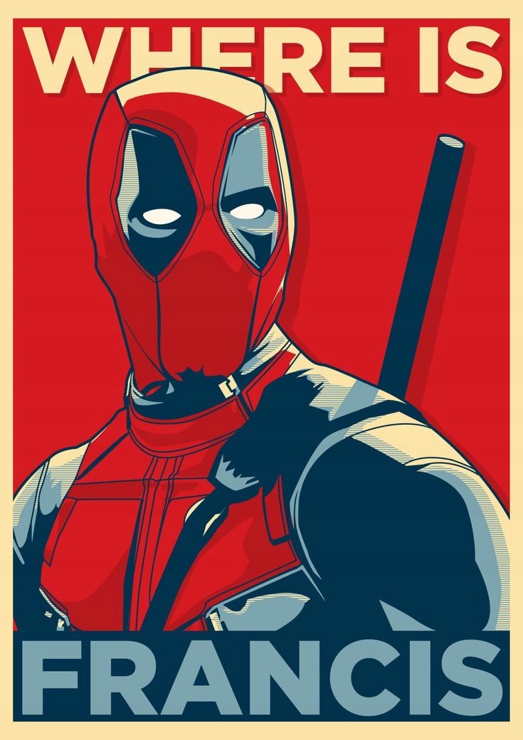 Plakat Deadpool Marvel Obraz Vintage Retro 91,5x61 cm #3 - Atram ...